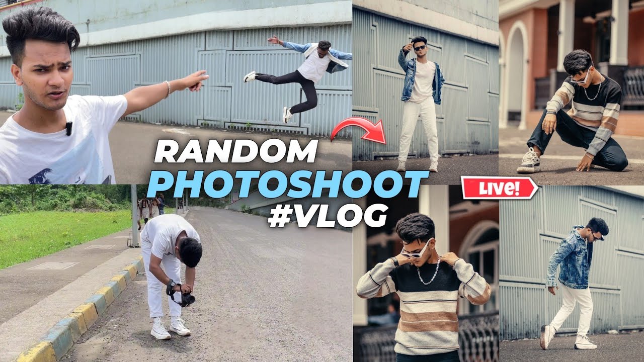 Random Outdoor Photoshoot Vlog Turned Out EPIC - SharmaClicks - YouTube