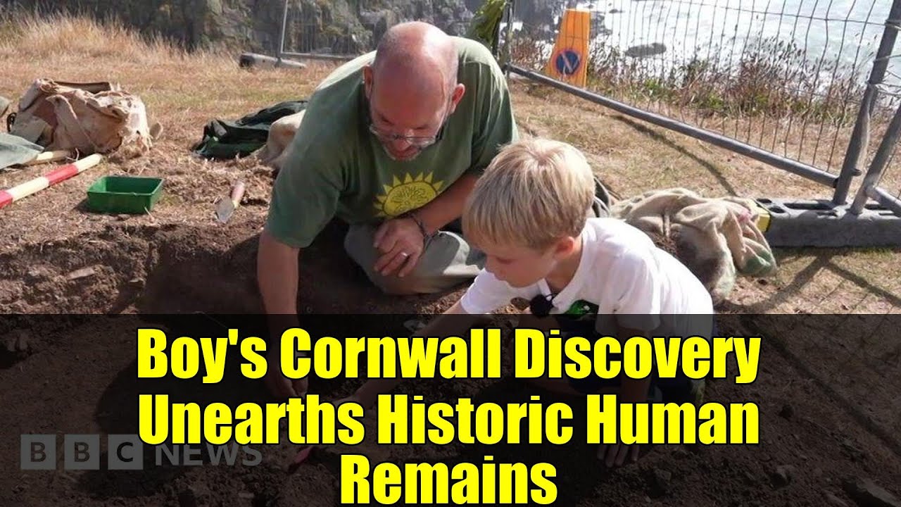Boy's Cornwall Discovery Unearths Historic Human Remains - YouTube