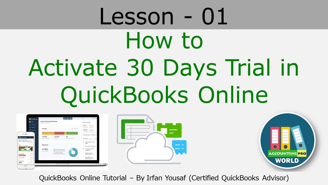 01- How to Activate QuickBooks Online 30 Day Trial - YouTube