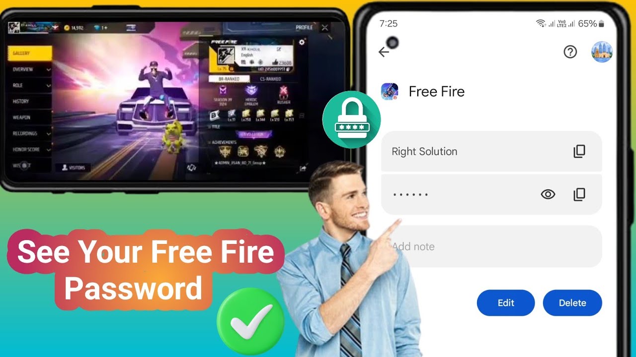 How to Find Free Fire ID Password on Mobile | Simple Method to View ...