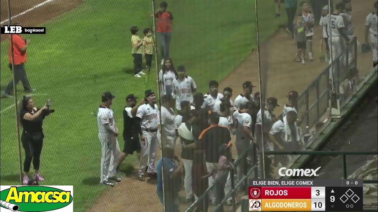 ROJOS vs ALGODONEROS 2do juego de Semifinales Campeonato Estatal de Béisbol 2024. - YouTube