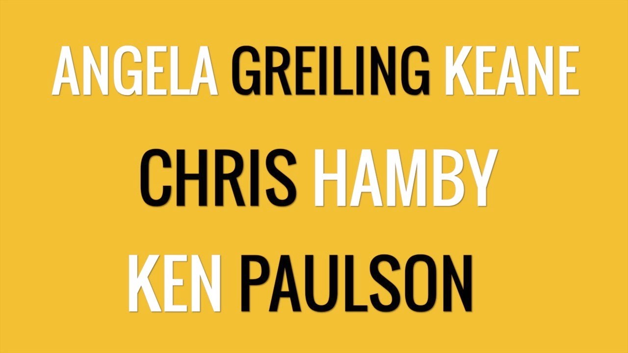 Chris Hamby, Angela Greiling Keane and Ken Paulson Congratulate the ...