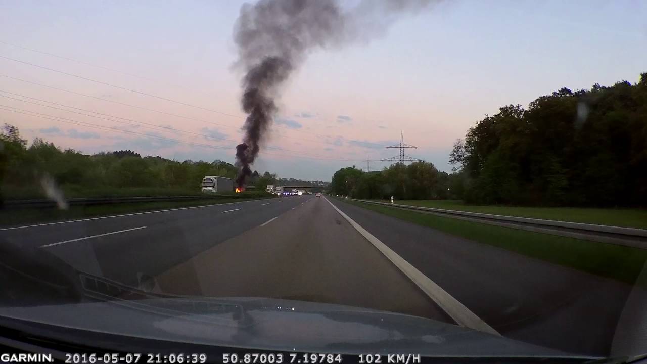 A3 Car Fire - YouTube