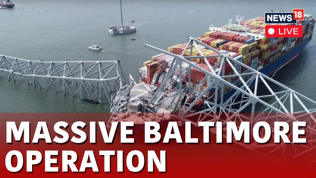 Baltimore Bridge Collapse 2024 Live | Recovery Effort Continues From ...