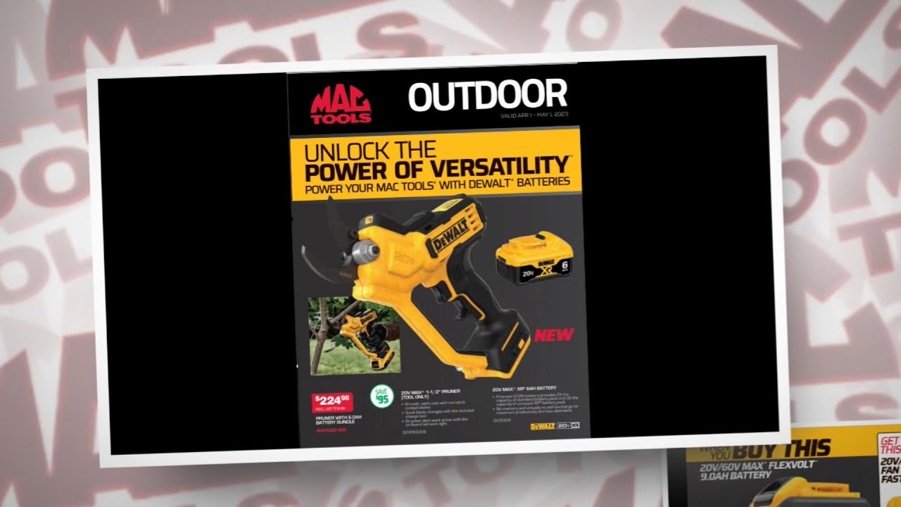 Mac Tools Spring Outdoor Dewalt Flyer 2023 - YouTube