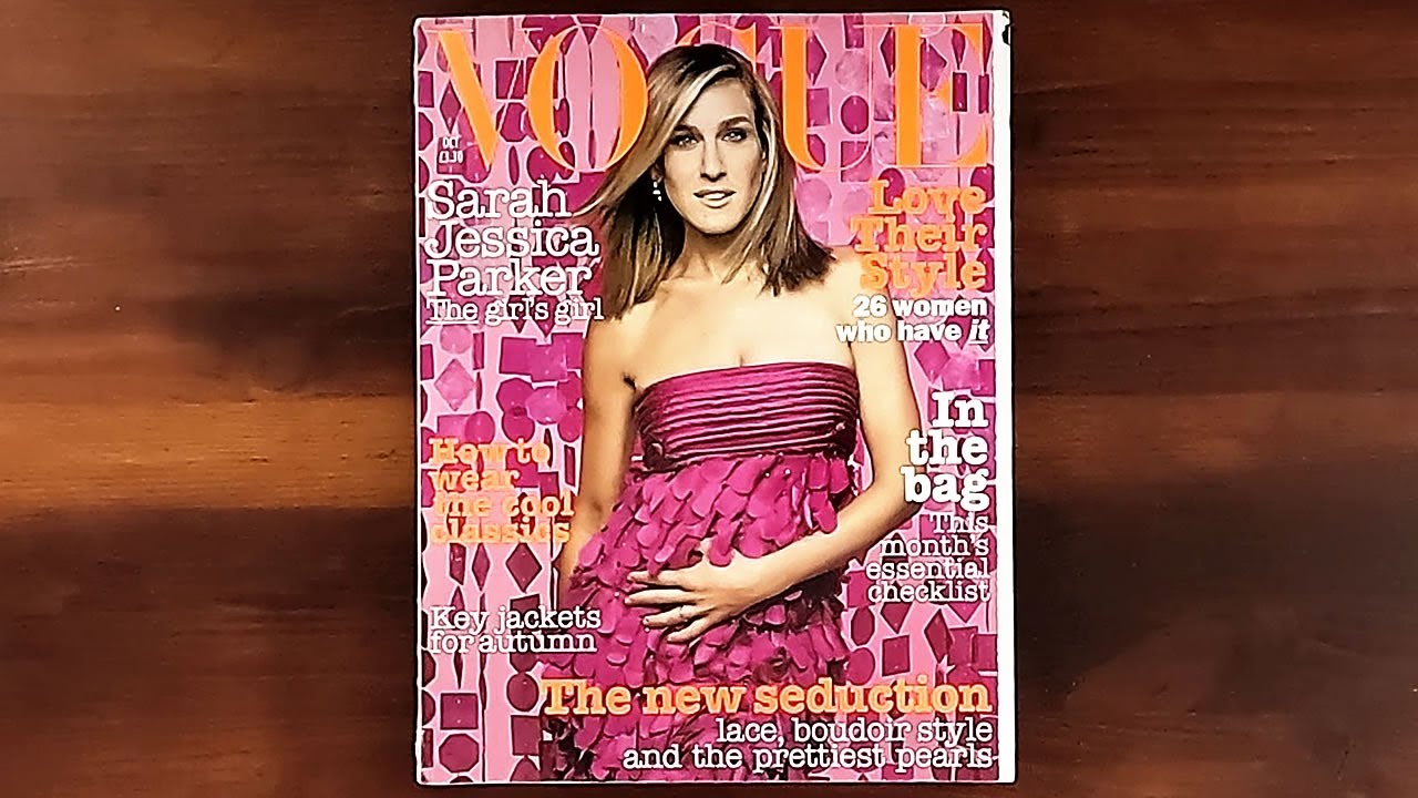 2003 October ASMR Magazine Flip Through: British Vogue Sarah Jessica ...