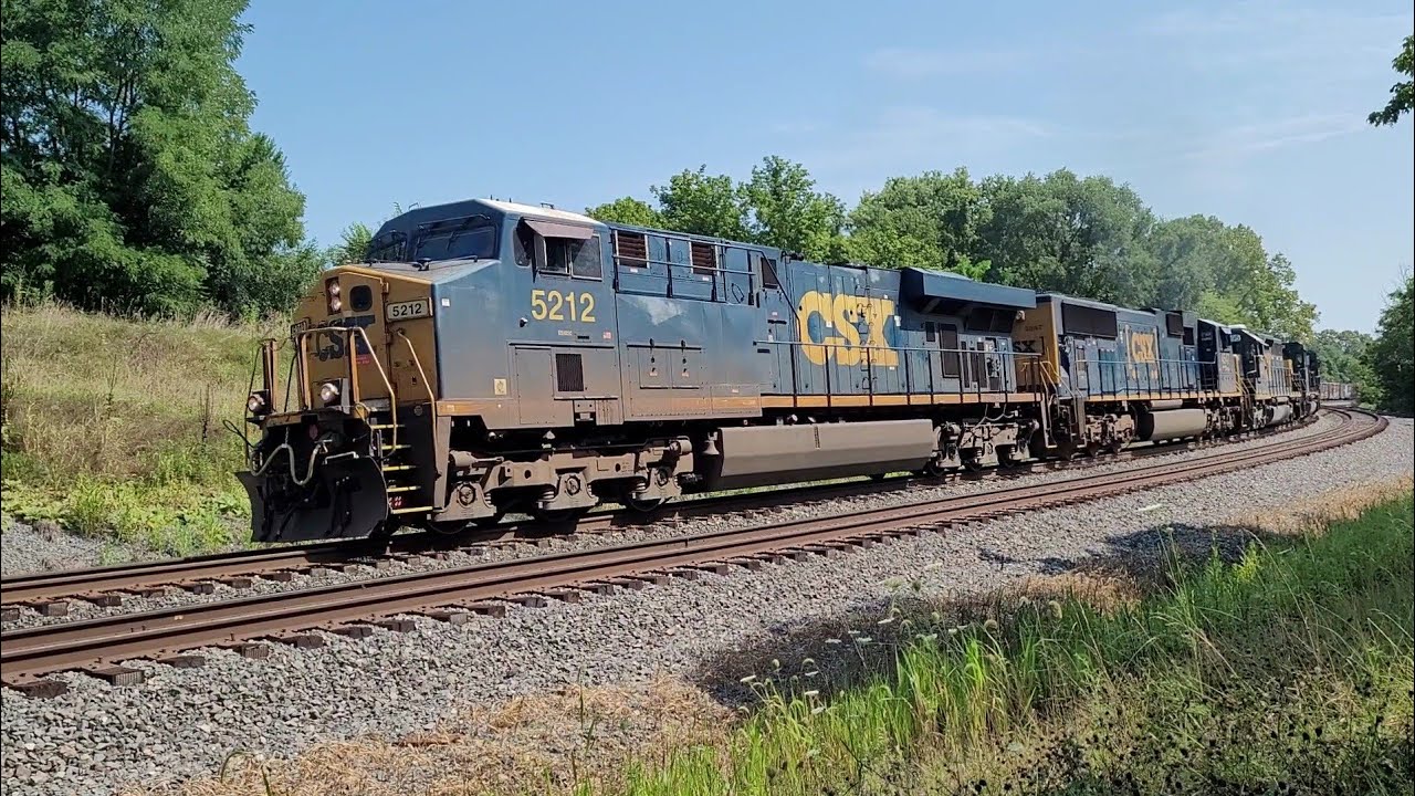 CSX Q416 heads to Cumberland with a variety of EMDs (FHD) - YouTube