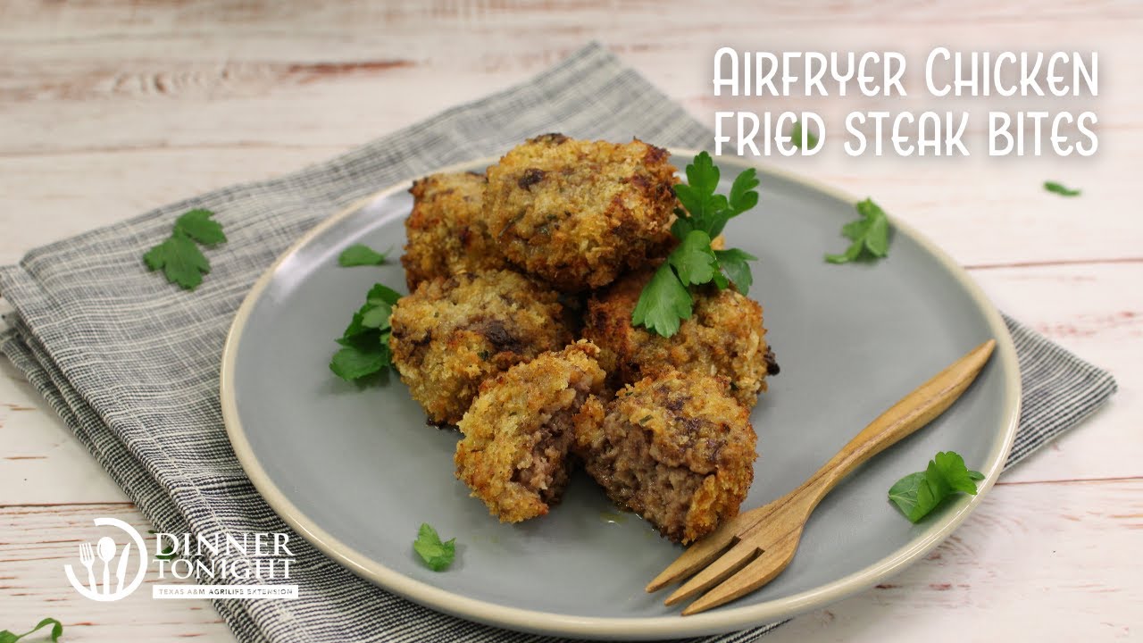 Chicken Fried Steak Air Fryer Minis - YouTube