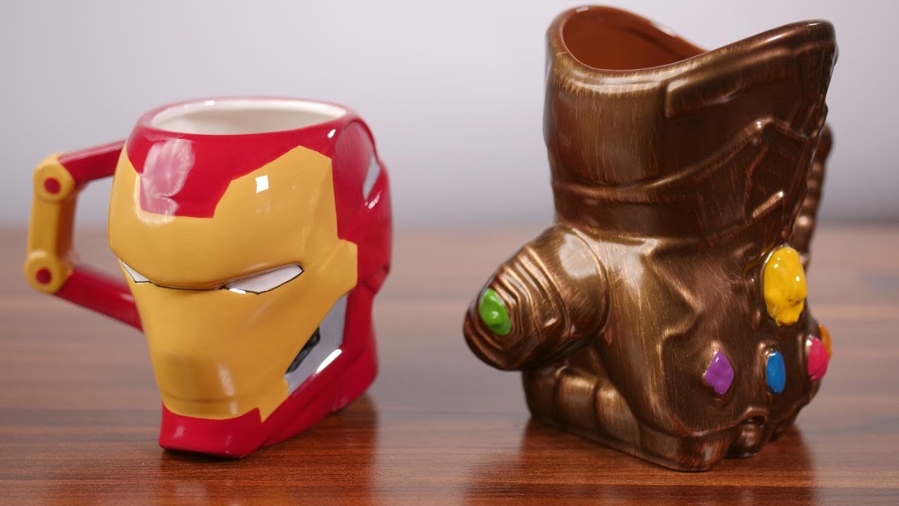 Infinity War Sculpted Coffee Mugs | Blue Giraffe Inc - YouTube