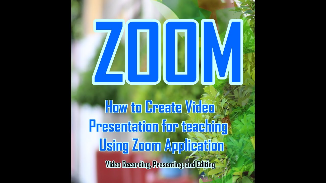 Recording Video Presentation for Your Lesson Using Zoom - YouTube