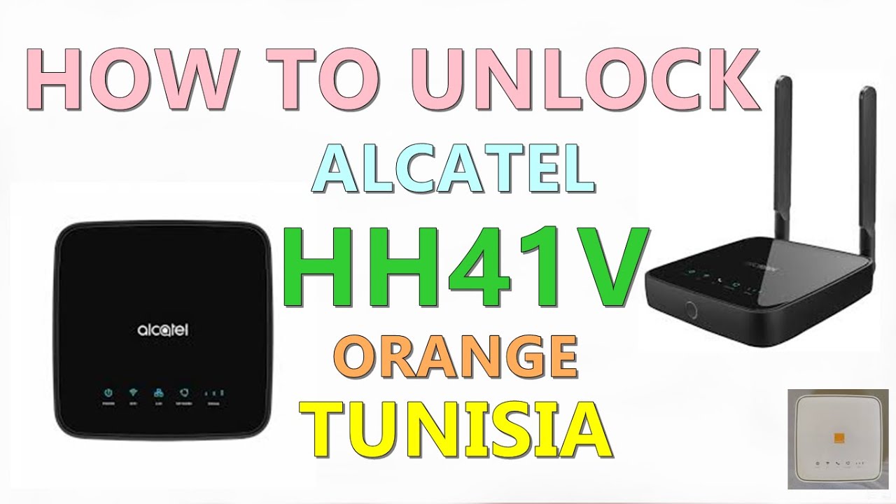 How to Unlock Alcatel HH41V Orange Tunisia by NCK Code - YouTube