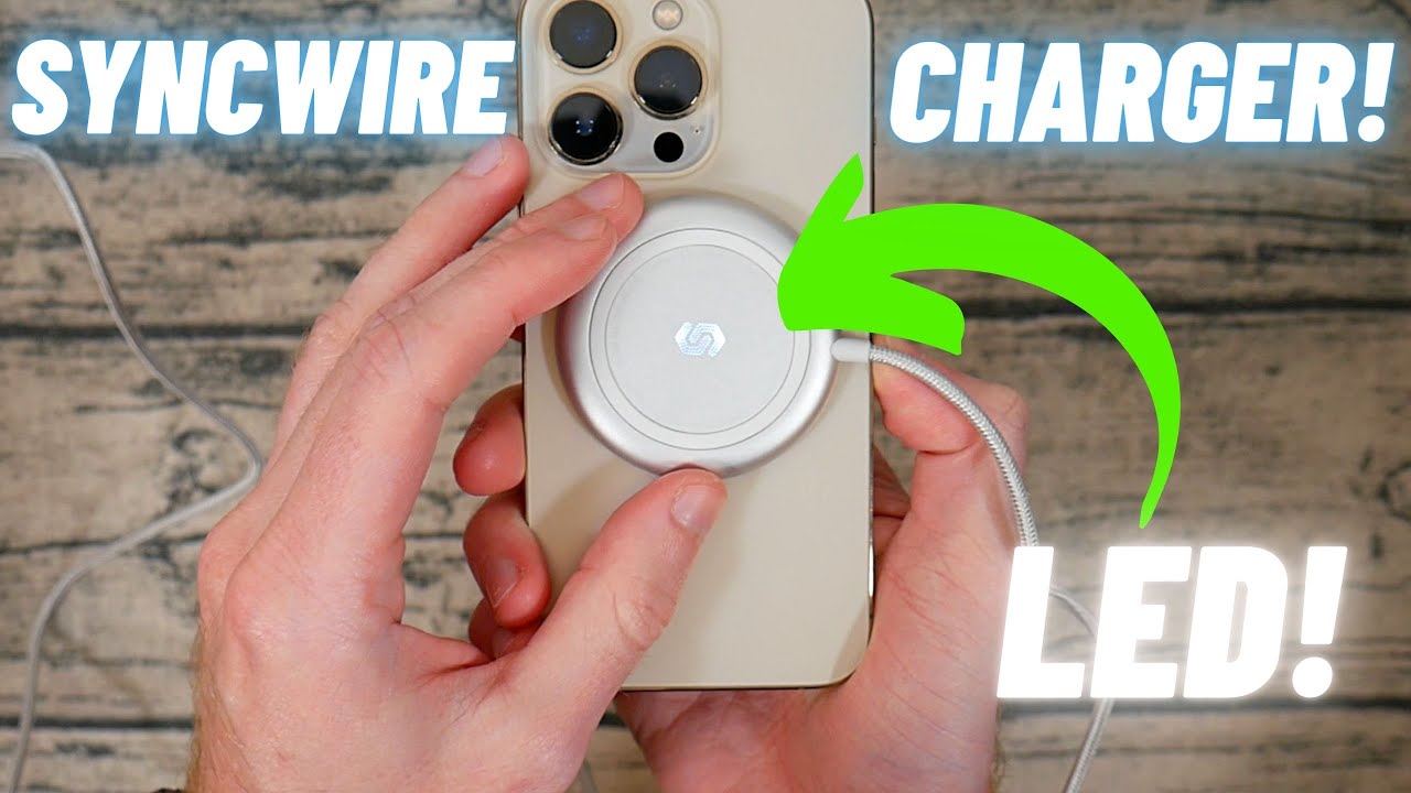 Syncwire Magnetic Wireless Charger REVIEW! - YouTube
