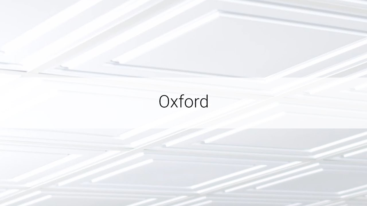 Oxford Ceiling Tiles - YouTube