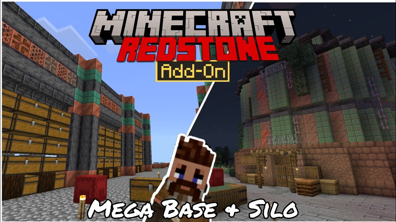 The New Redstone Add-on Mega Storage Base & Silo: Minecraft 1.21, Let's ...