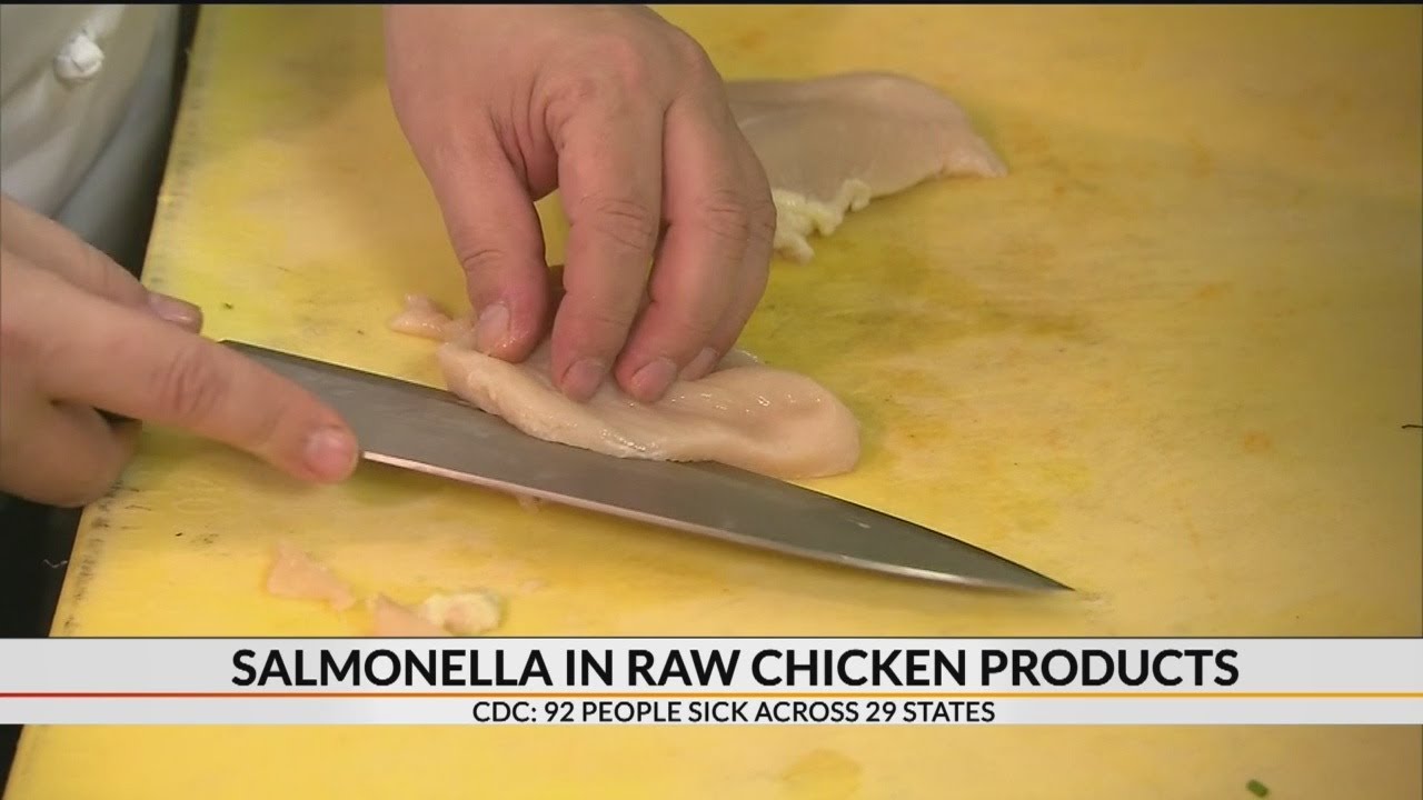 Salmonella in raw chicken products - YouTube