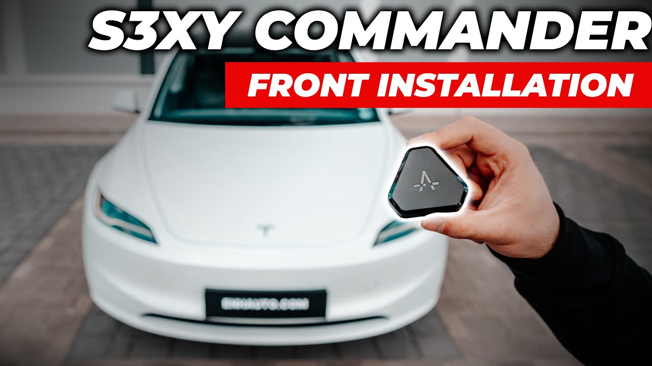 Commander Installation For Model 3 Highland - Enhance Auto - YouTube