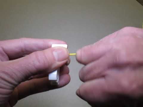 How to remove wire from a lampholder or push-in connector - YouTube