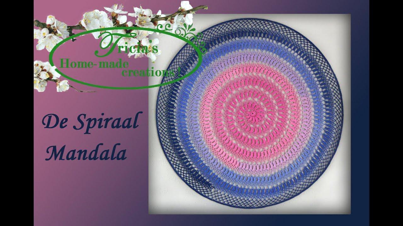 De Spiraal Mandala 95 cm (With English description) - YouTube