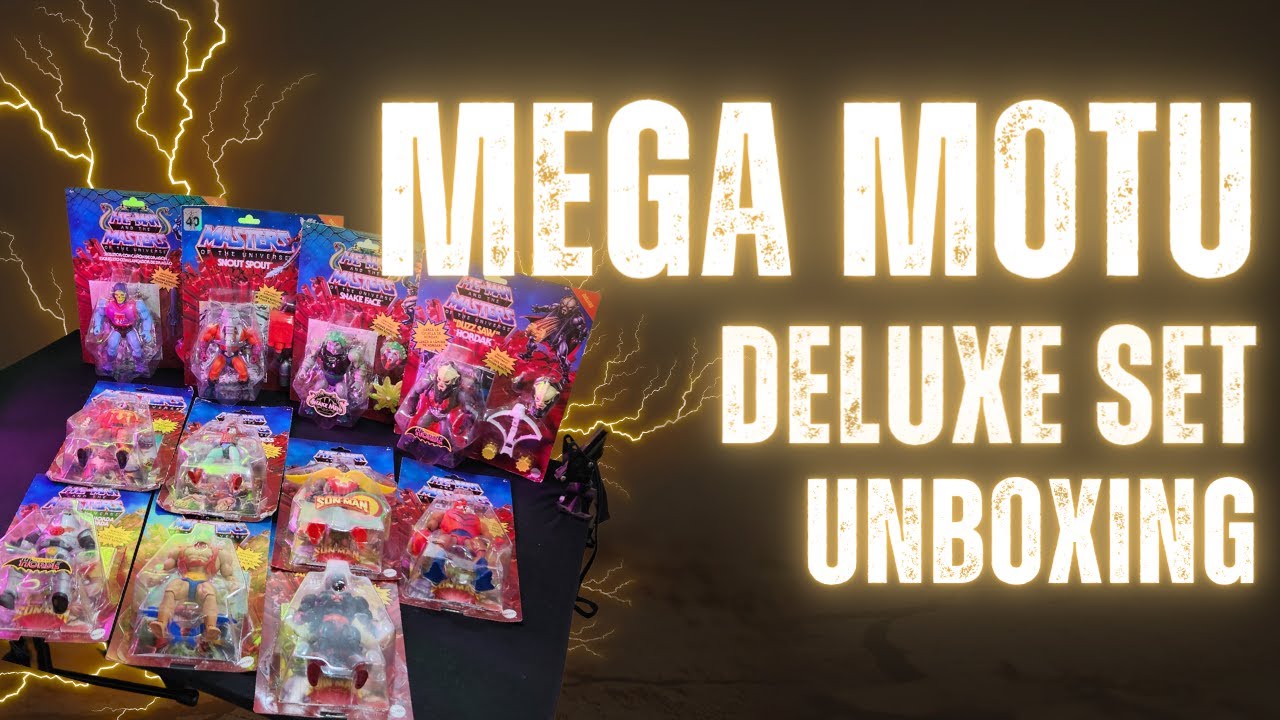 ABRO UNA MEGA COLECCION DE MOTU ORIGINS DELUXE - SET'S UNBOXING - YouTube