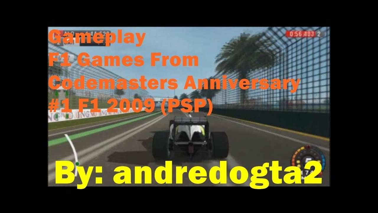 andredogtaracing F1 Games From Codemasters Anniversary #1 F1 2009 PSP ...