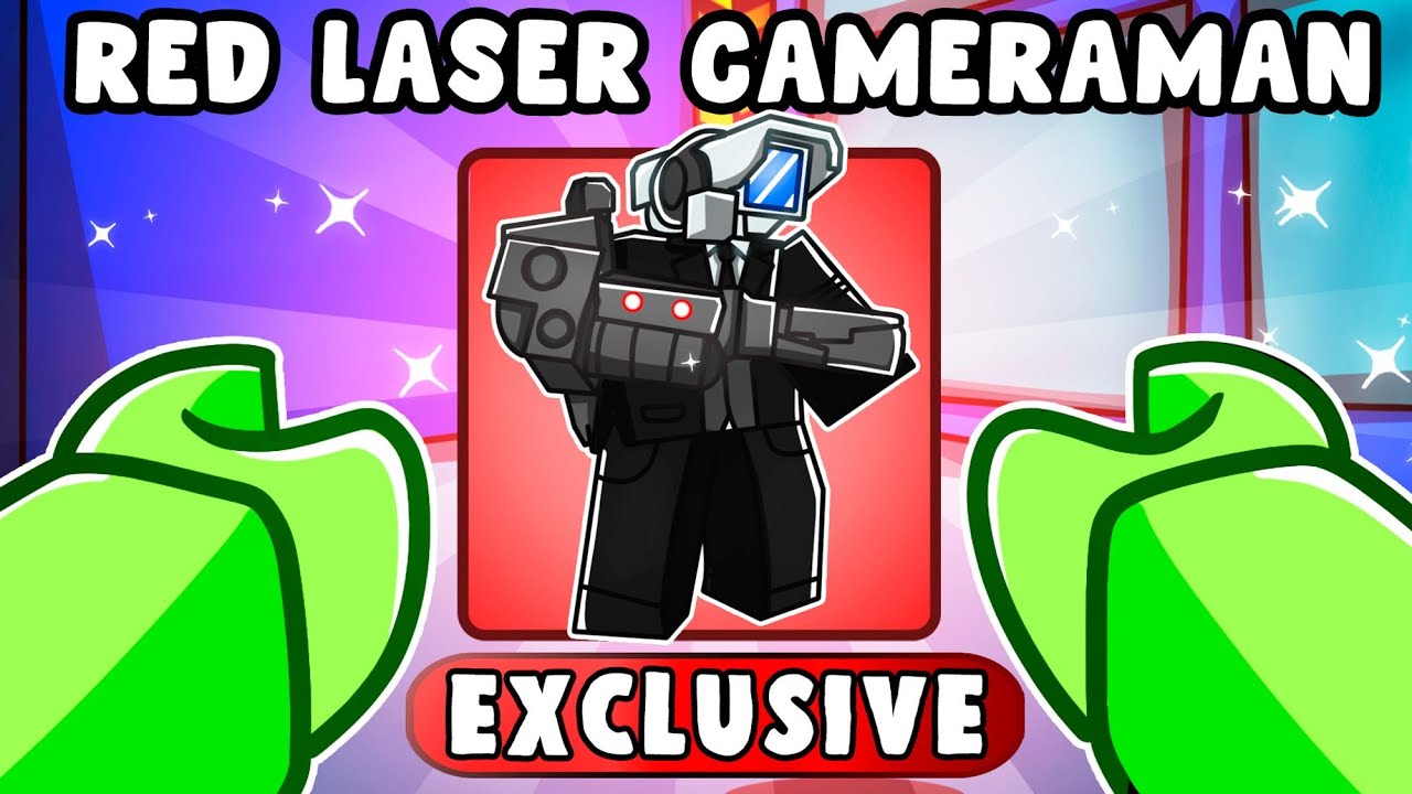 NEW Red Laser Cameraman In The MARKETPLACE! - YouTube