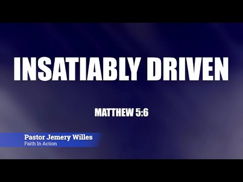 Faith In Action - Insatiably Driven - June 3rd 2020 - YouTube