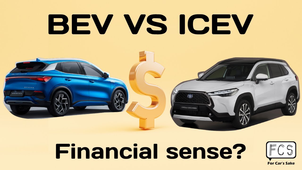 Is it cheaper to own a BEV or ICEV? BYD Atto3 vs Corolla Cross - YouTube