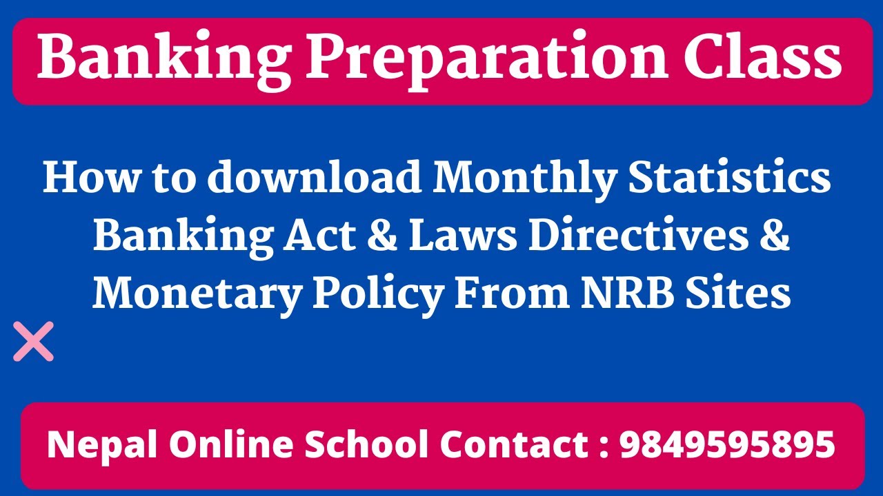How to download Monthly Statistics 📈 Banking Act & Laws Directives ...