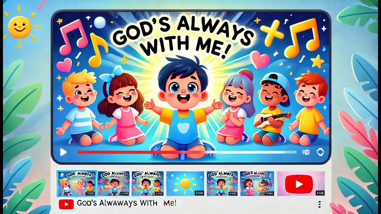 God's Always With Me! | Bible Song for Kids | Sing Along and Learn ...