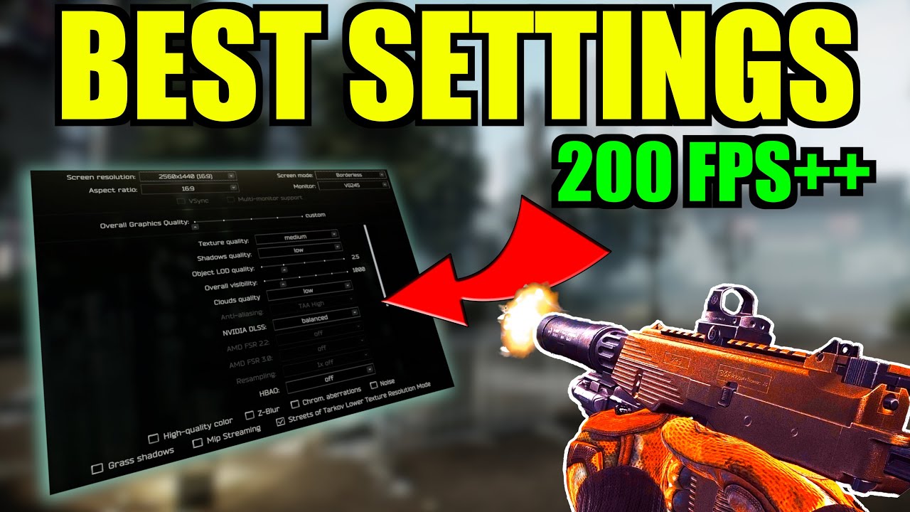 BEST TARKOV SETTINGS | PERFORMANCE + POSTFX | Patch 0.16 - YouTube