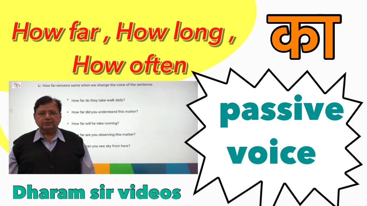 How Wh family interrogative active voice questions convert into passive ...