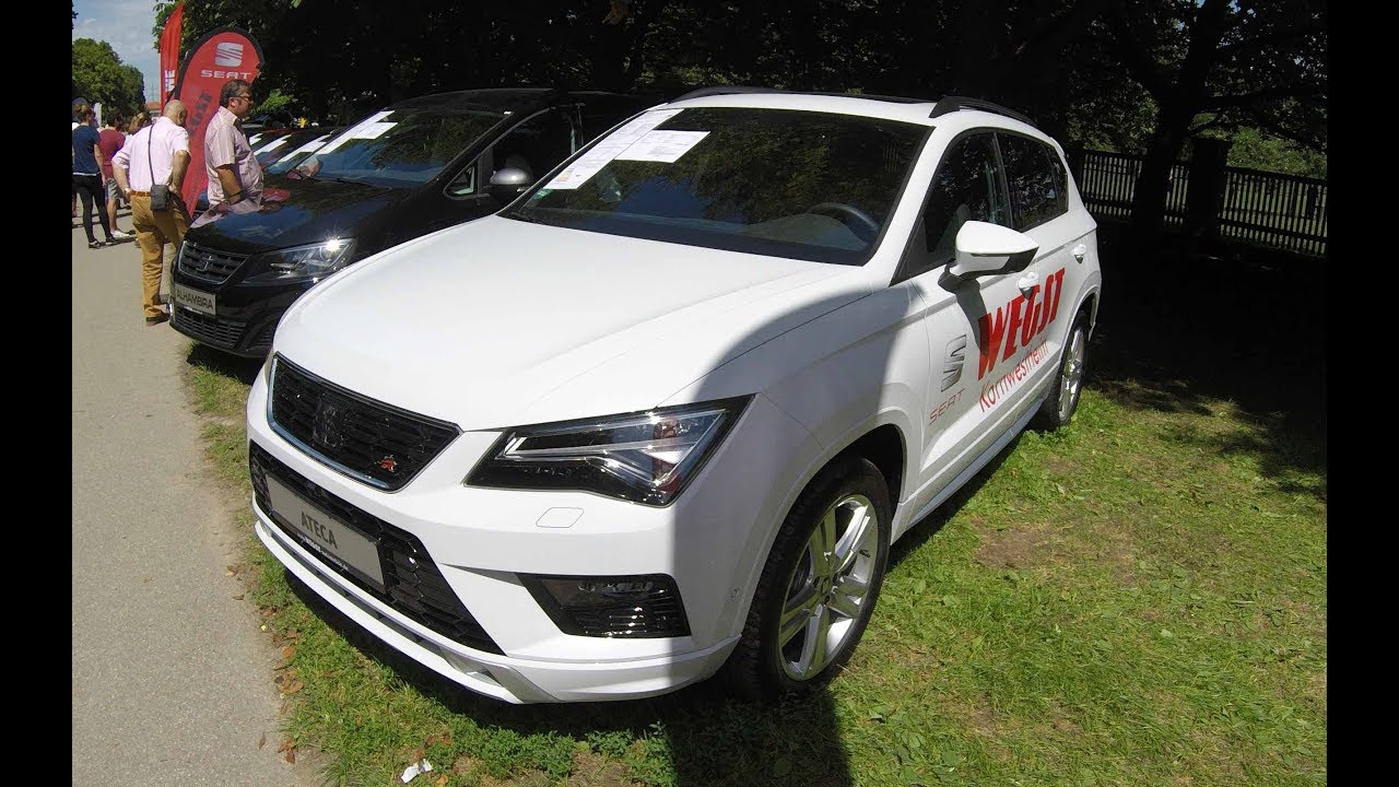 SEAT ATECA FR 4DRIVE ! NEVADA WHITE ! NEW MODEL 2017 ! WALKAROUND ...