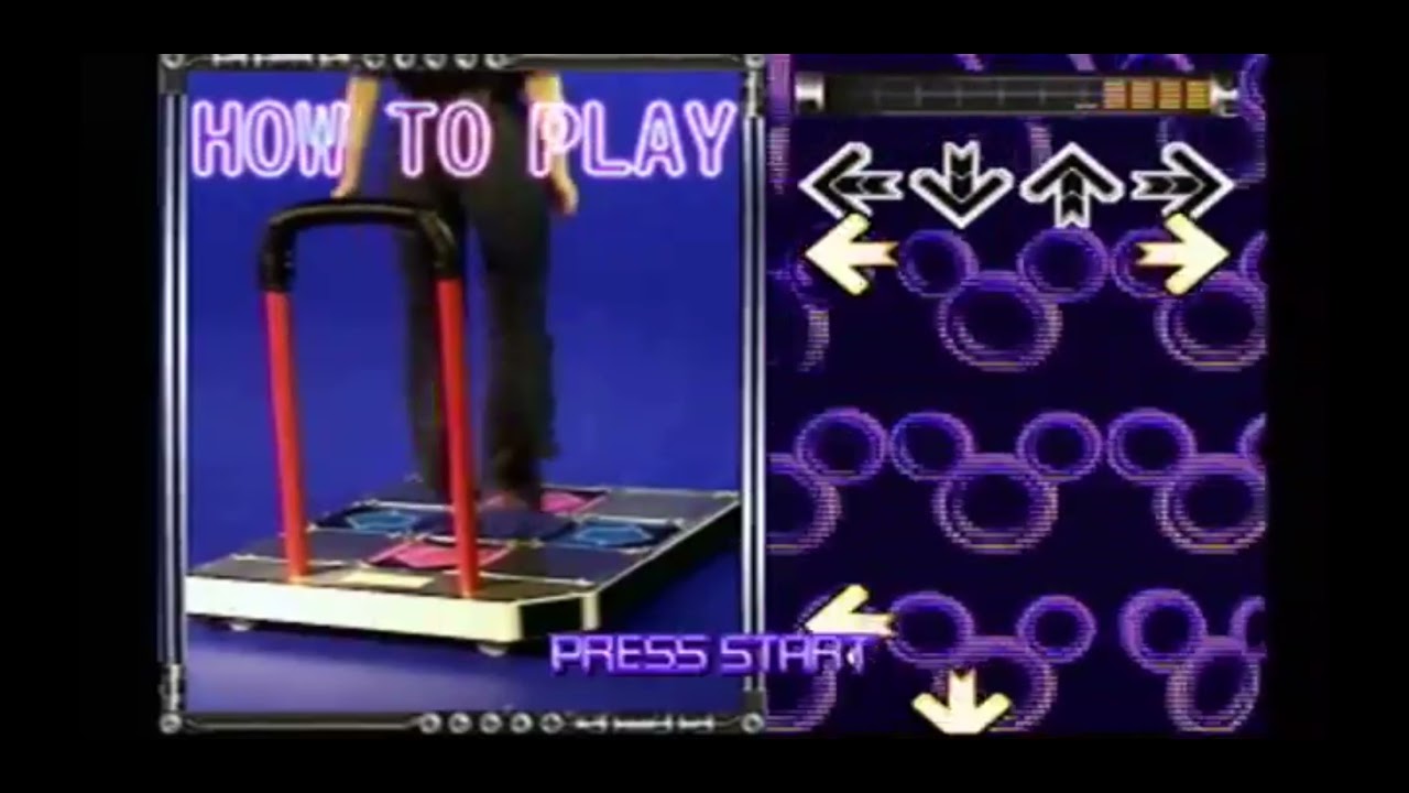 DDR Disney's Rave how to play ps1 - YouTube