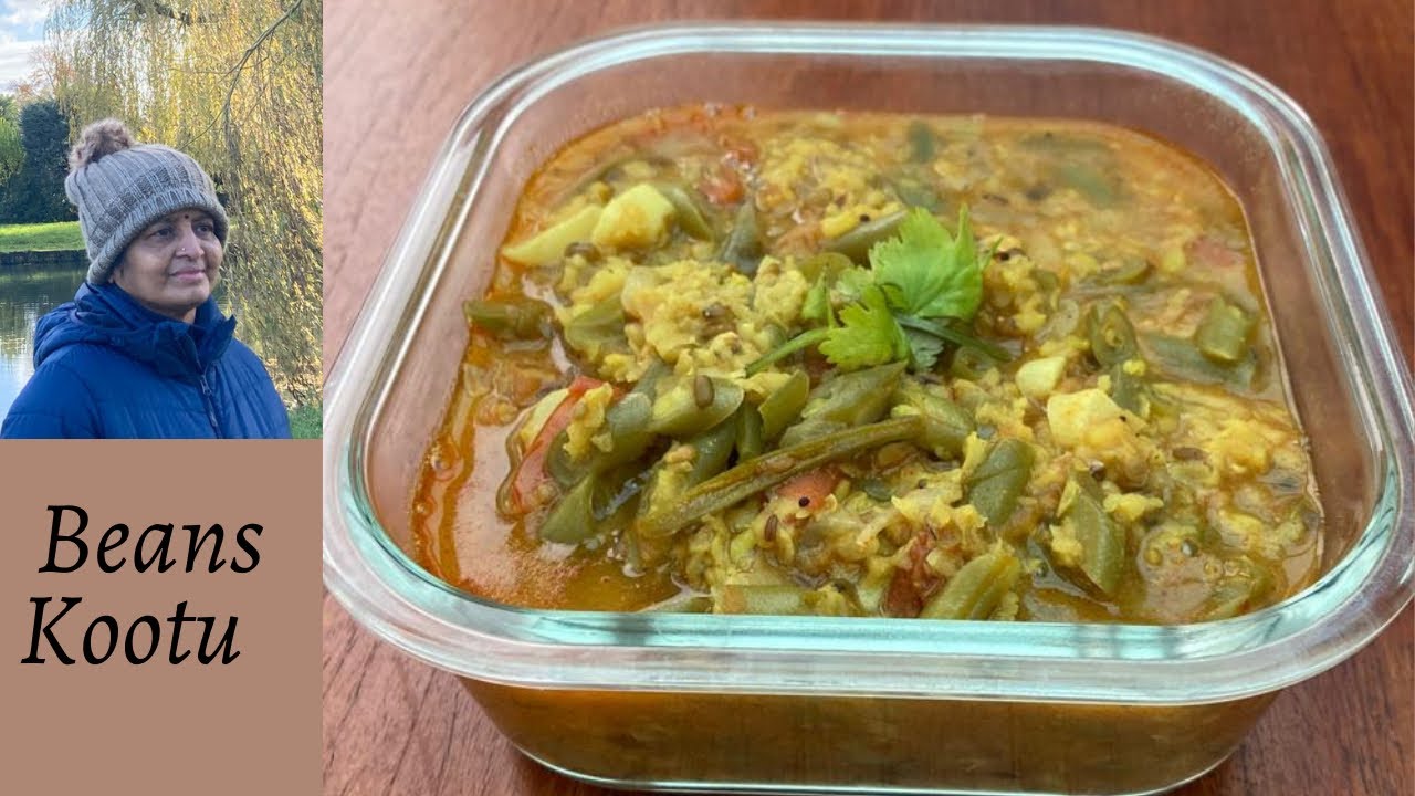 Beans Kootu || Beans Kootu Without Coconut || How to make Beans Kootu ...