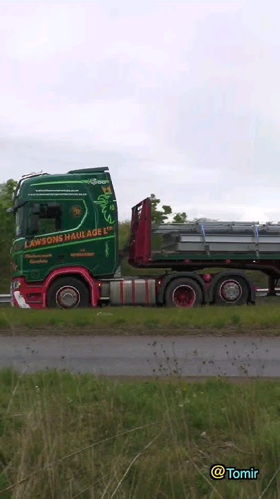 SCANIA R500 - Lowsons Haulage Ltd - A1(M) motorway #truckspotting #tomir - YouTube