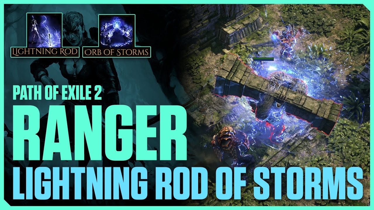 POE 2 - Lightning Rod of Storms - Path of Exile 2 Ranger Build - YouTube