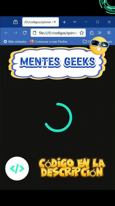 Cómo crear un #spinner en #HTML y #CSS #webdevelopment #informática #programming #matemáticas # ...