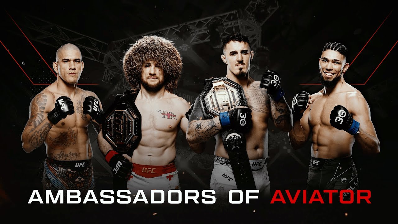 Legendary UFC fighters x Aviator - YouTube