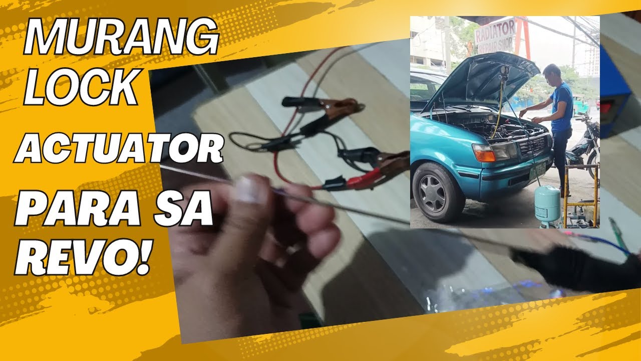 INSTALLING DOOR LOCK ACTUATOR FOR REVO - YouTube