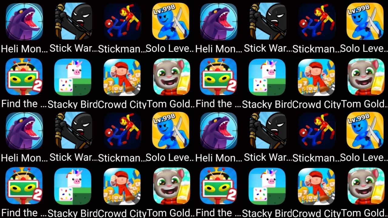 Stick War: Legacy,Stick Hero Fight,Solo Leveling,Stacky Bird,Find The ...