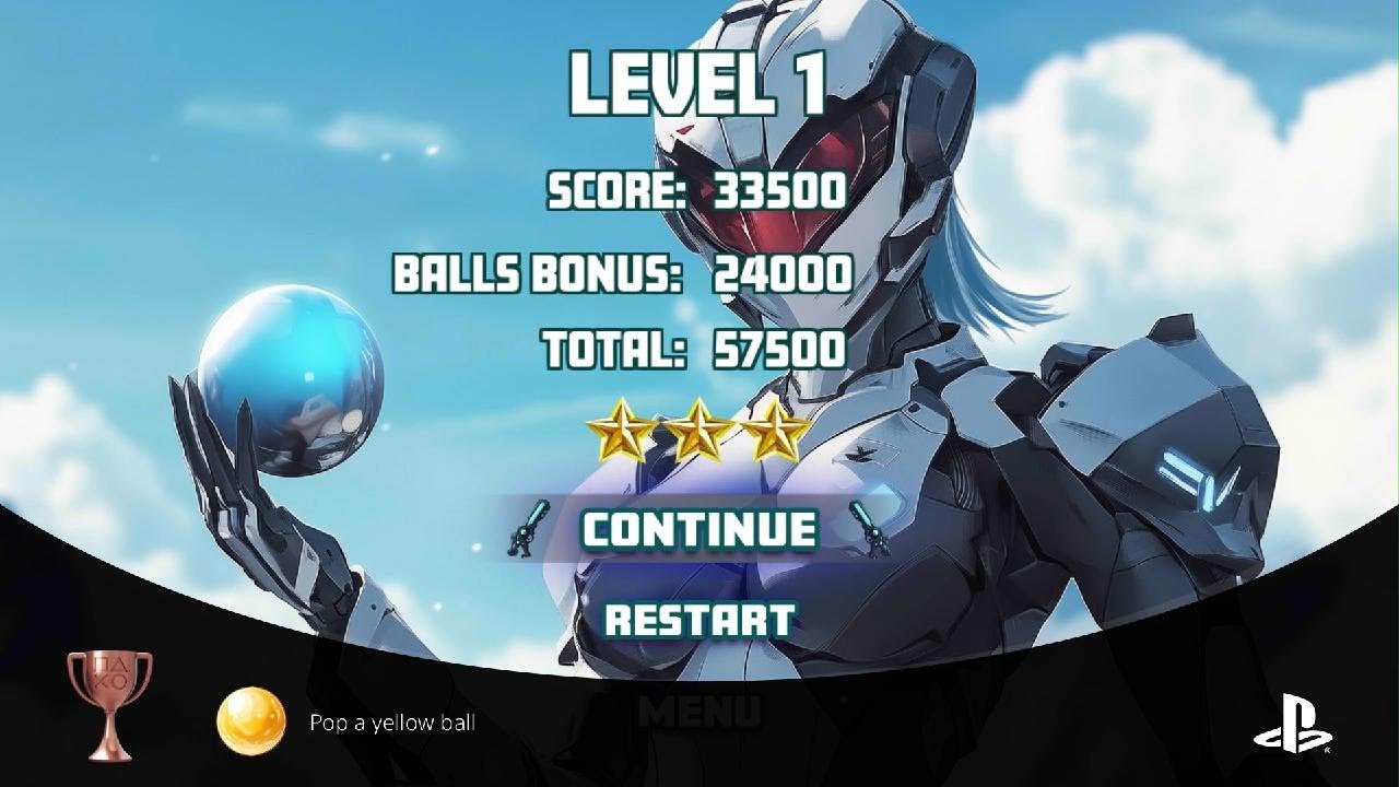 Bpop Attack ~ Pop a yellow ball Trophy - YouTube