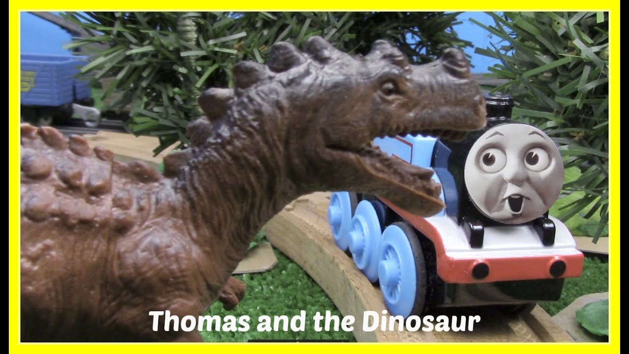 Thomas and Friends meet Dinosaurs - Wooden Railway - Toy Trains Thomas ...