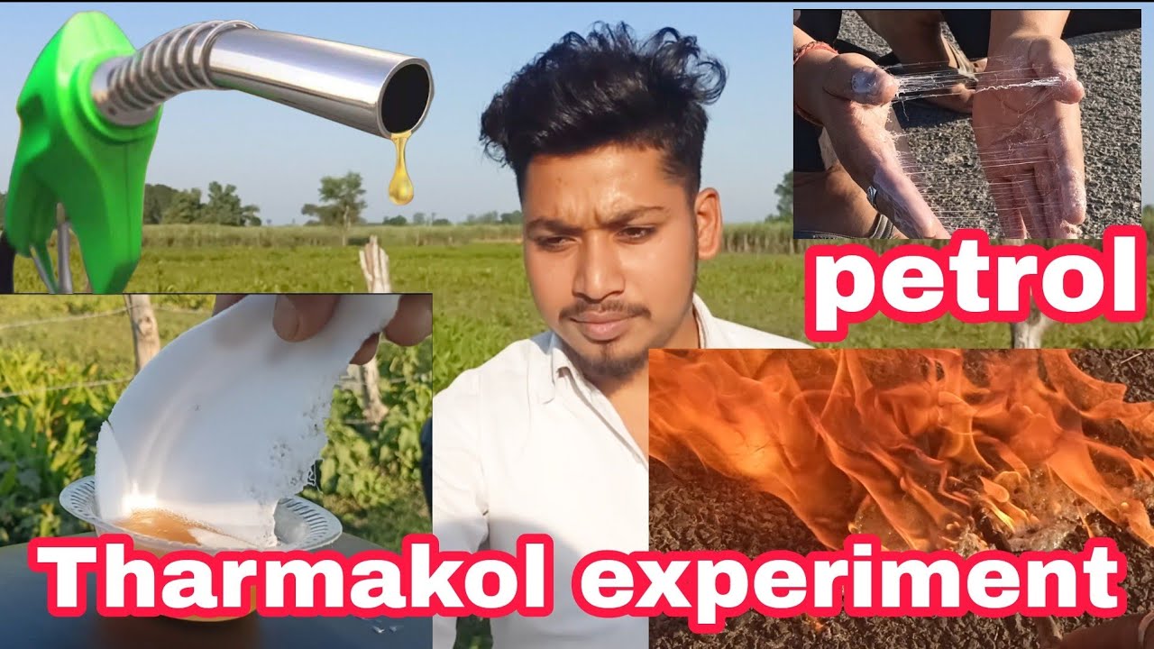 Petrol vs Tharmakol mixing #viralvideo #experiment #viral #crazy ...