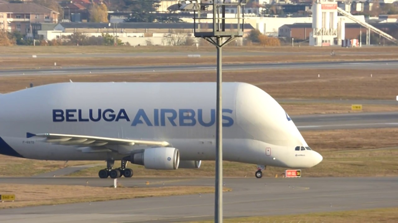 Beluga 4 - [F-GSTD] / Landing and 737-800 Turkish - [TJ-JCN] / Take-off ...