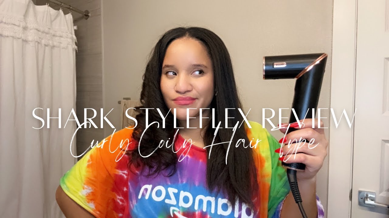 Shark Flexstyle Review | Curly Coily Hair - YouTube