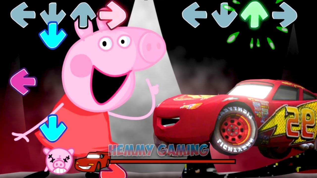 FNF Peppa ALL PHASES vs Pibby McQueen Sings Animal | FNF Mods - YouTube
