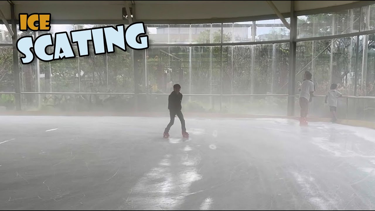 MAIN ICE SCATING AA SATRIA JATOH - YouTube