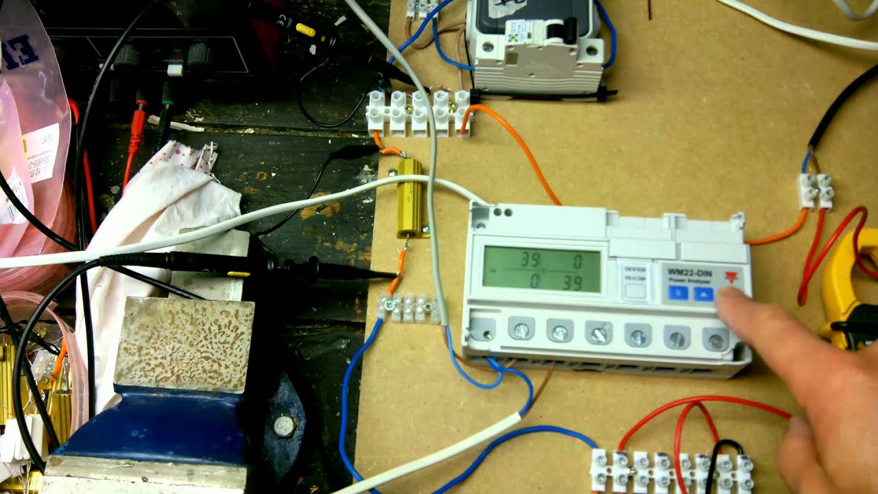 Watt-Meter Resistive Load - YouTube