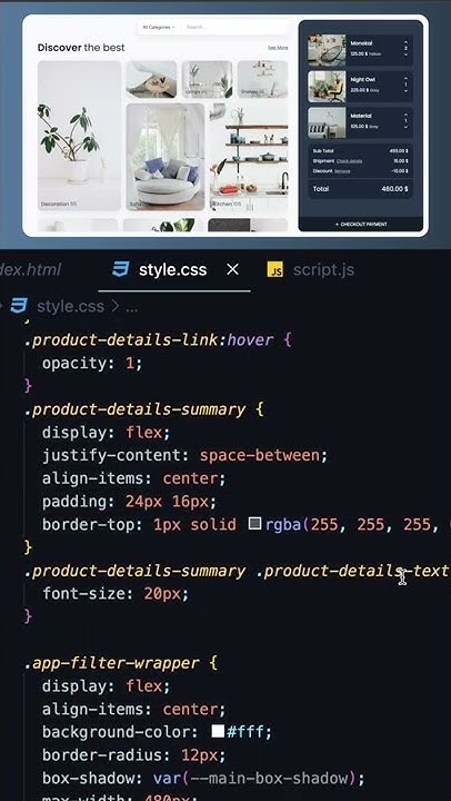 Product Listing Ui Mind Blowing Codepen 78 Html Css Javascript Webdesign Ui Shorts 