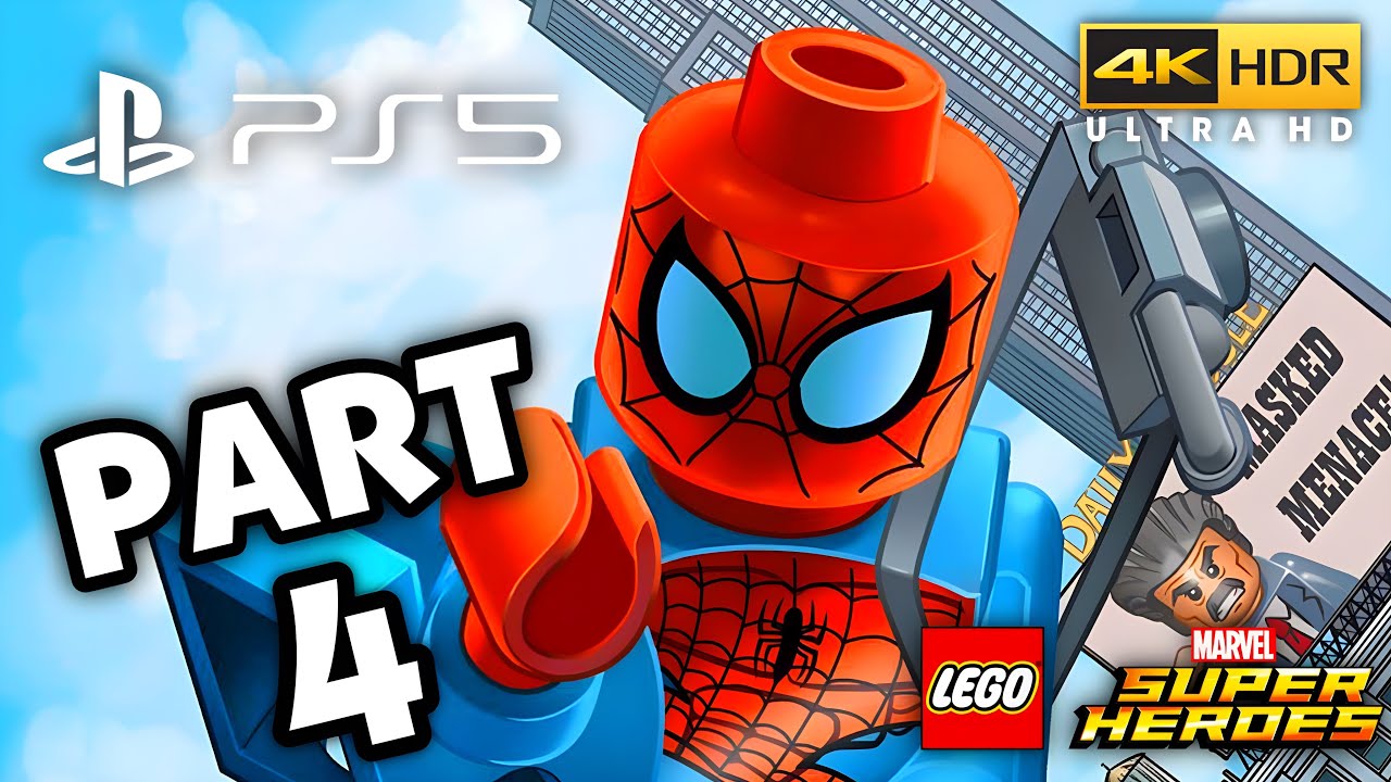LEGO MARVEL SUPER HEROES PS5 Gameplay Walkthrough Part 4 FULL GAME [4K ...